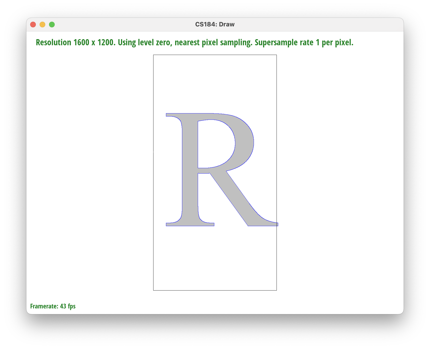 CS 184 Font Rendering